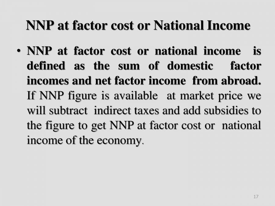 PPT On National Income - PowerPoint Slides - LearnPick India