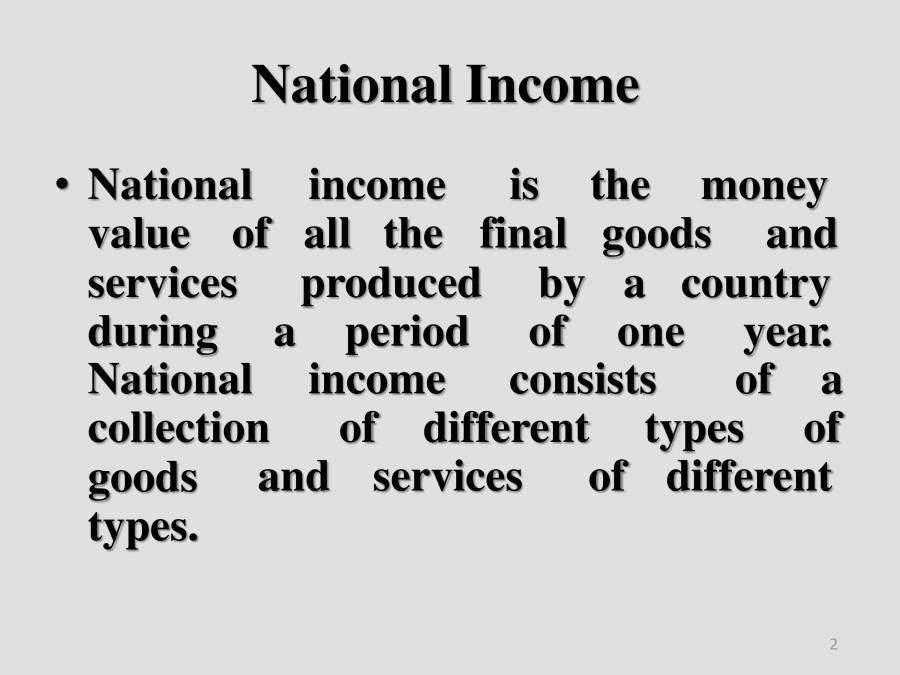 PPT On National Income - PowerPoint Slides - LearnPick India
