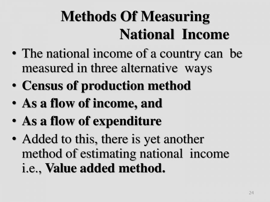 PPT On National Income - PowerPoint Slides - LearnPick India