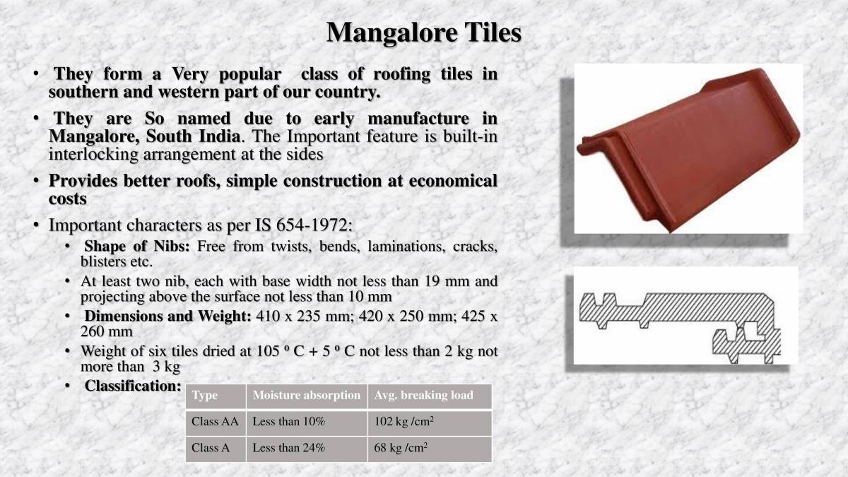 PPT On Tiles ( Building Construction Material) - PowerPoint Slides ...