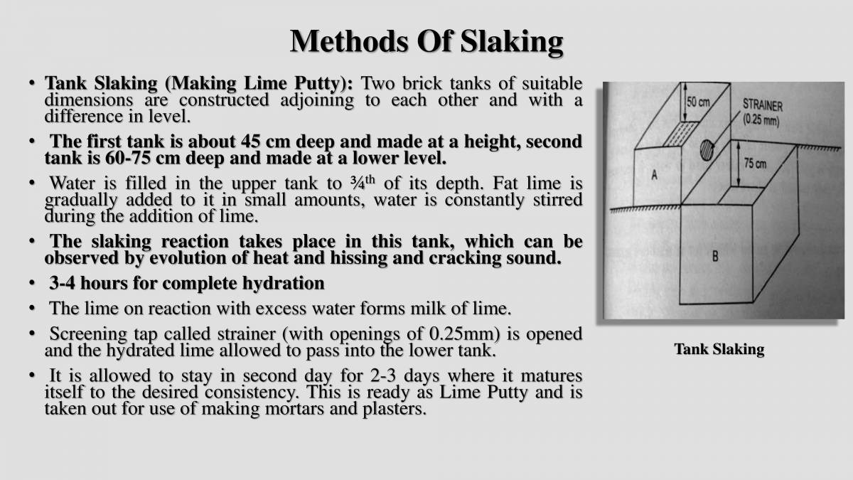 PPT On Lime ( Building Construction Material) - PowerPoint Slides ...