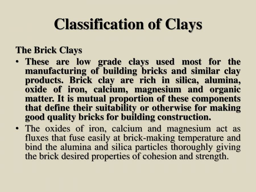 PPT On Clay Products (Building Construction Materials) - PowerPoint ...