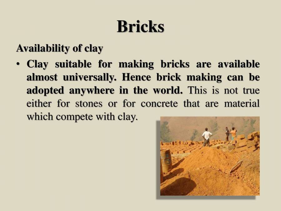 PPT On Clay Products (Building Construction Materials) - PowerPoint ...