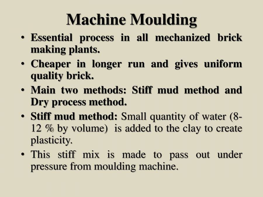 PPT On Clay Products (Building Construction Materials) - PowerPoint ...
