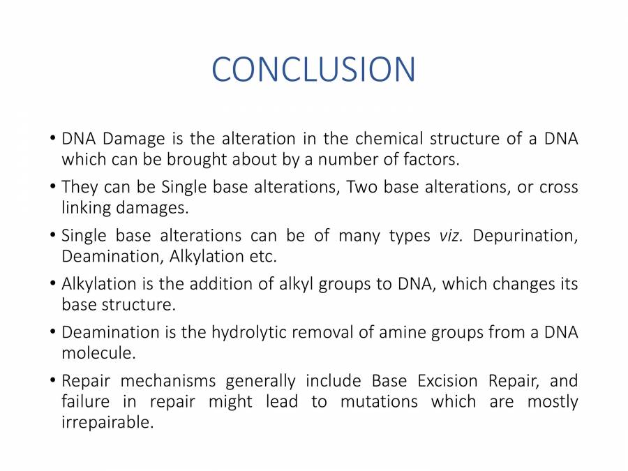 PPT On DNA Damage And Repair - PowerPoint Slides - LearnPick India