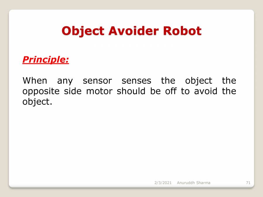 Robotics Learning Course PPT Easy To Learn - PowerPoint Slides - LearnPick India