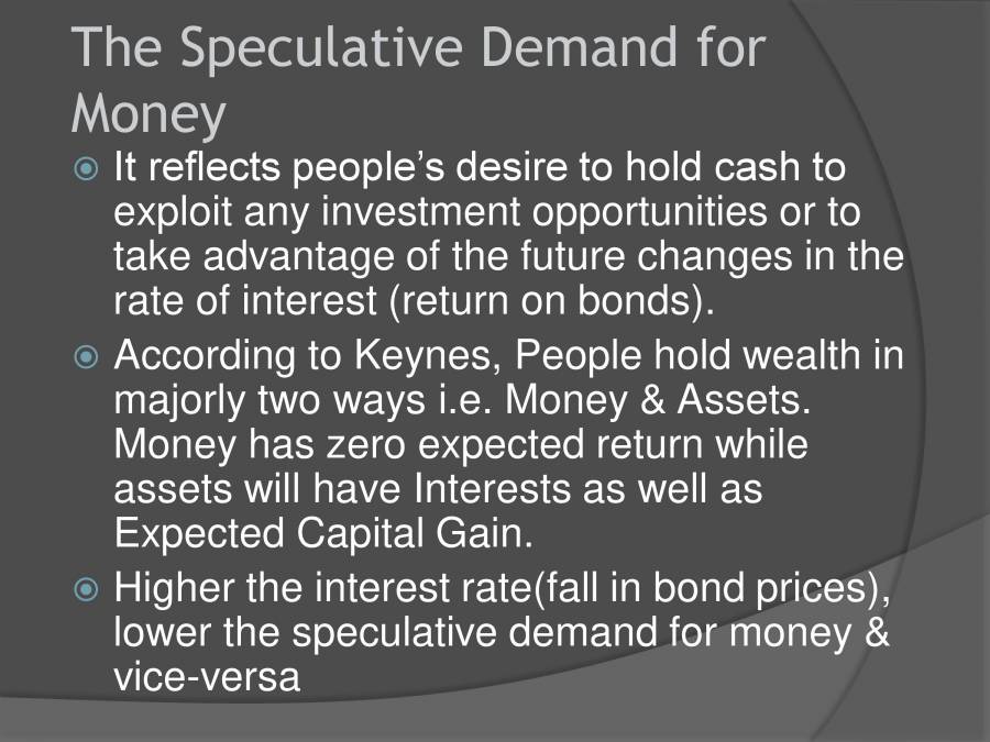 PPT On Concept Of Demand For Money - PowerPoint Slides - LearnPick India