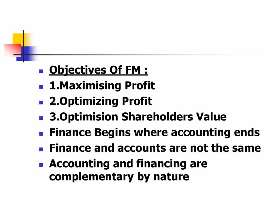 Financial Management - PowerPoint Slides - LearnPick India