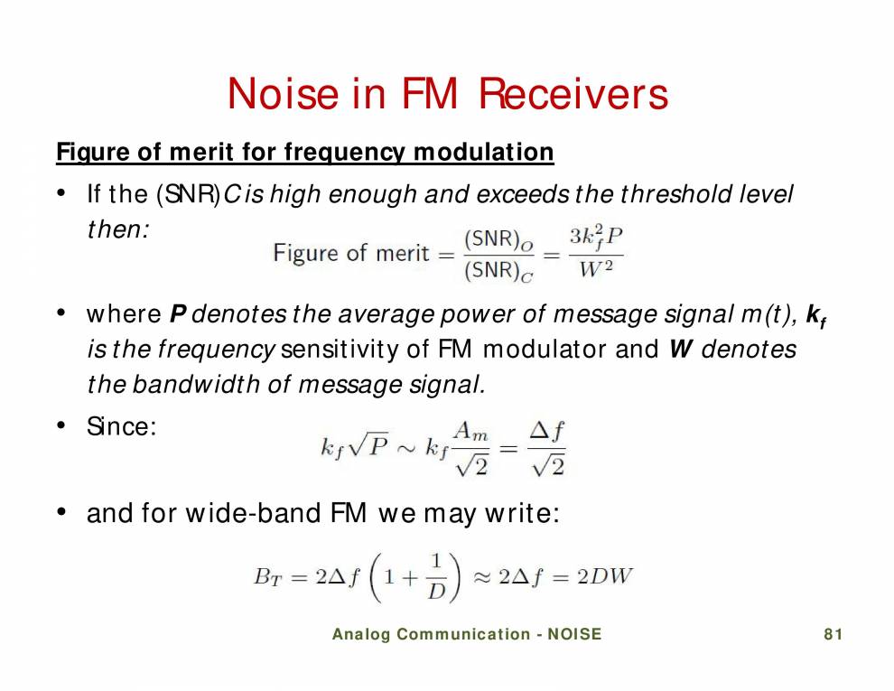 PPT On Noise In Analog Communication - PowerPoint Slides - LearnPick India