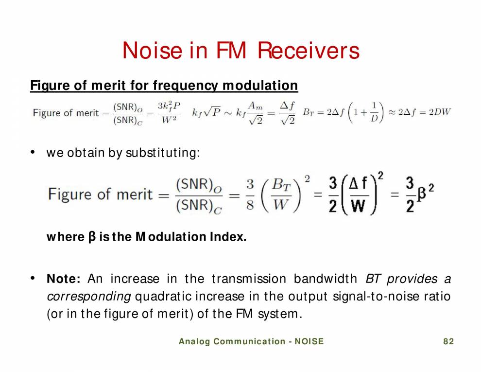 PPT On Noise In Analog Communication - PowerPoint Slides - LearnPick India