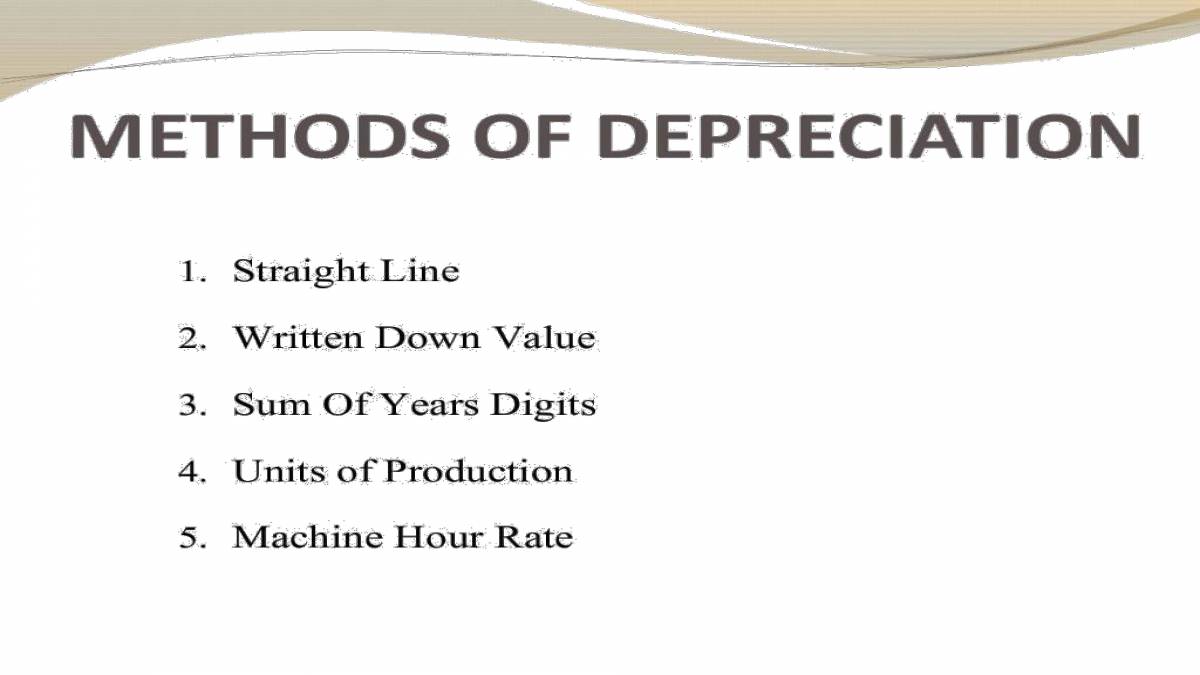 PPT On Depreciation - PowerPoint Slides - LearnPick India