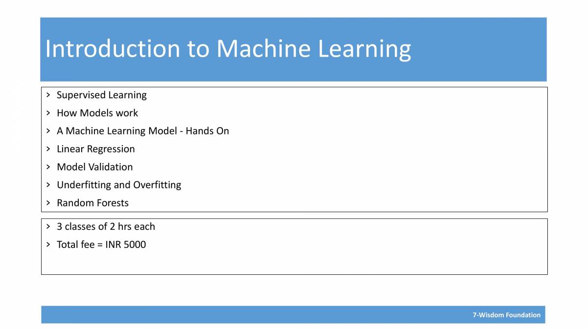 PPT On Wisdom Foundation Online Course Brochure - PowerPoint Slides - LearnPick India