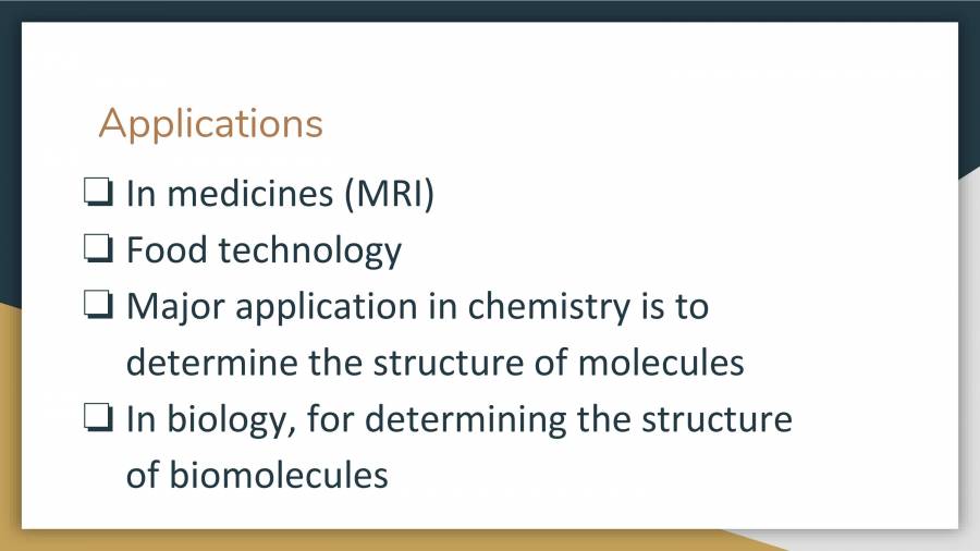 PPT On NMR Spectroscopy - PowerPoint Slides - LearnPick India