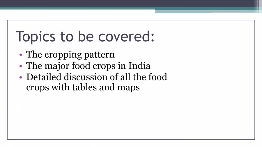 PPT ON AGRICULTURE CBSE CLASS VIII - PowerPoint Slides - LearnPick India