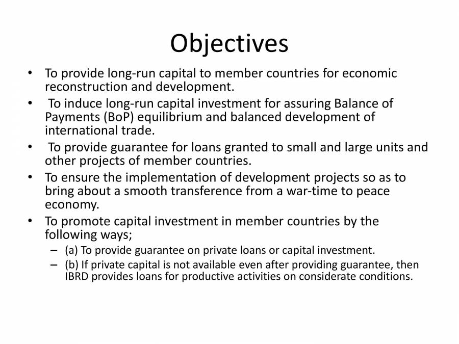 PPT On IMF& WORLD BANK - PowerPoint Slides - LearnPick India