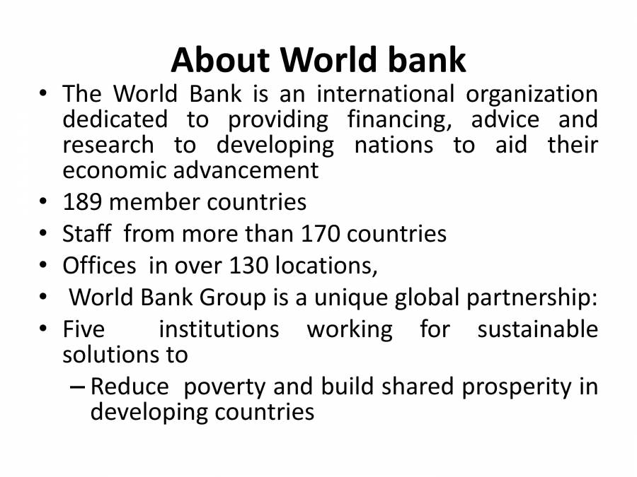 PPT On IMF& WORLD BANK - PowerPoint Slides - LearnPick India