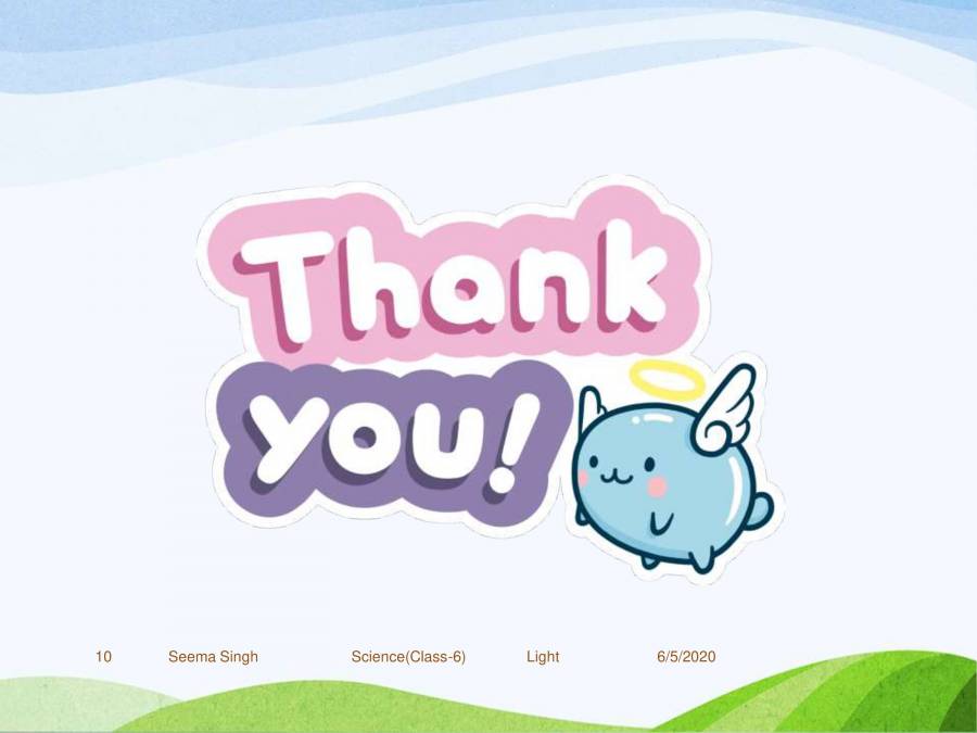 Presentation On Light -Class- VI (Science) - PowerPoint Slides ...