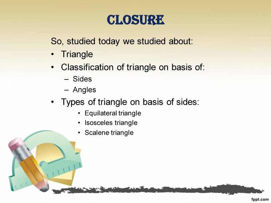 Presentation On Types Of Triangle (Class 8 Maths) - PowerPoint Slides ...