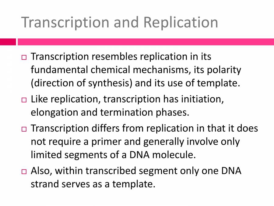 Presentation On Gene Transcription - PowerPoint Slides - LearnPick India