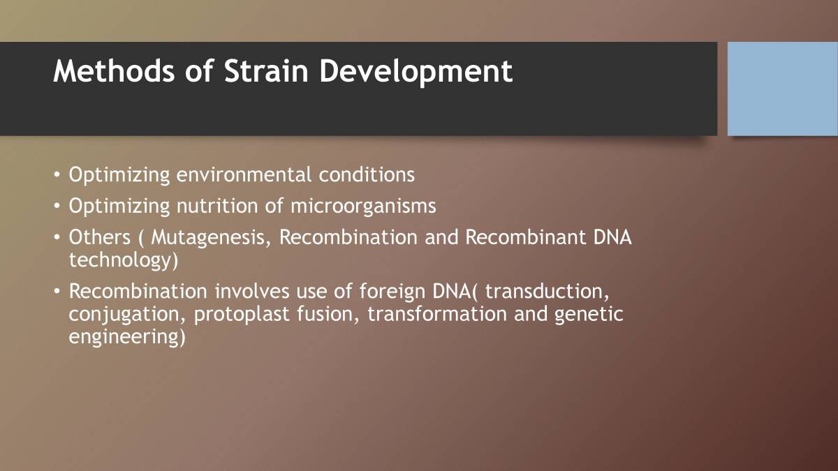 PPT On Strain Improvement - PowerPoint Slides - LearnPick India