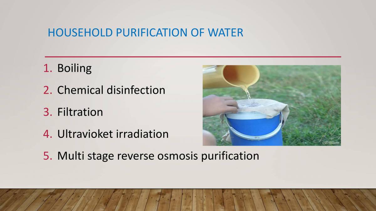 Household Purification Of Water - PowerPoint Slides - LearnPick India