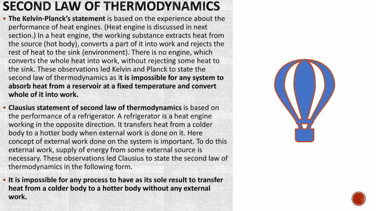 Presentation On Thermodynamics - PowerPoint Slides - LearnPick India