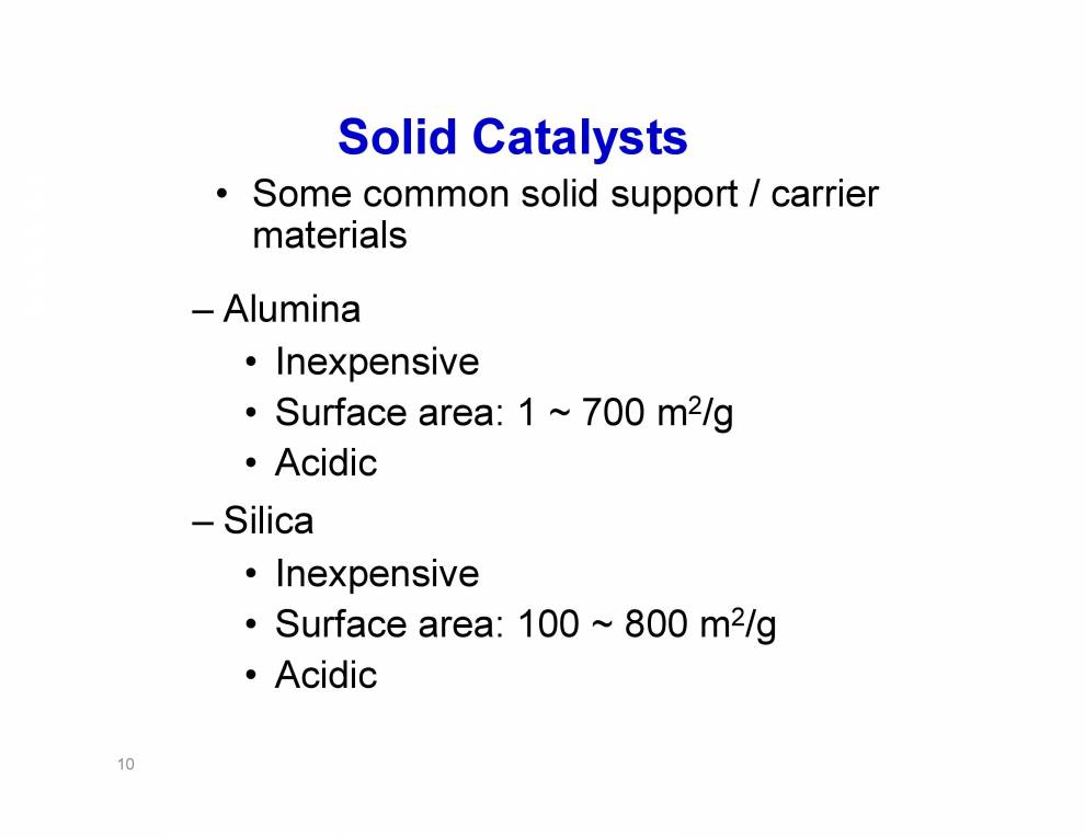 Heterogeneous Catalyst Reaction - PowerPoint Slides - LearnPick India