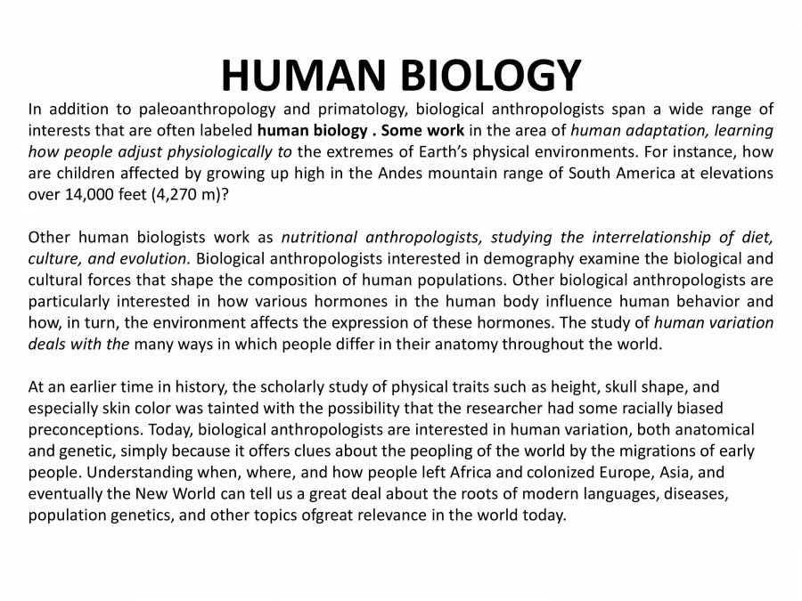 Presentation On Introduction To Anthropology - PowerPoint Slides ...