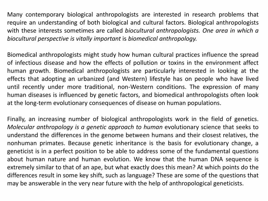 Presentation On Introduction To Anthropology - PowerPoint Slides ...
