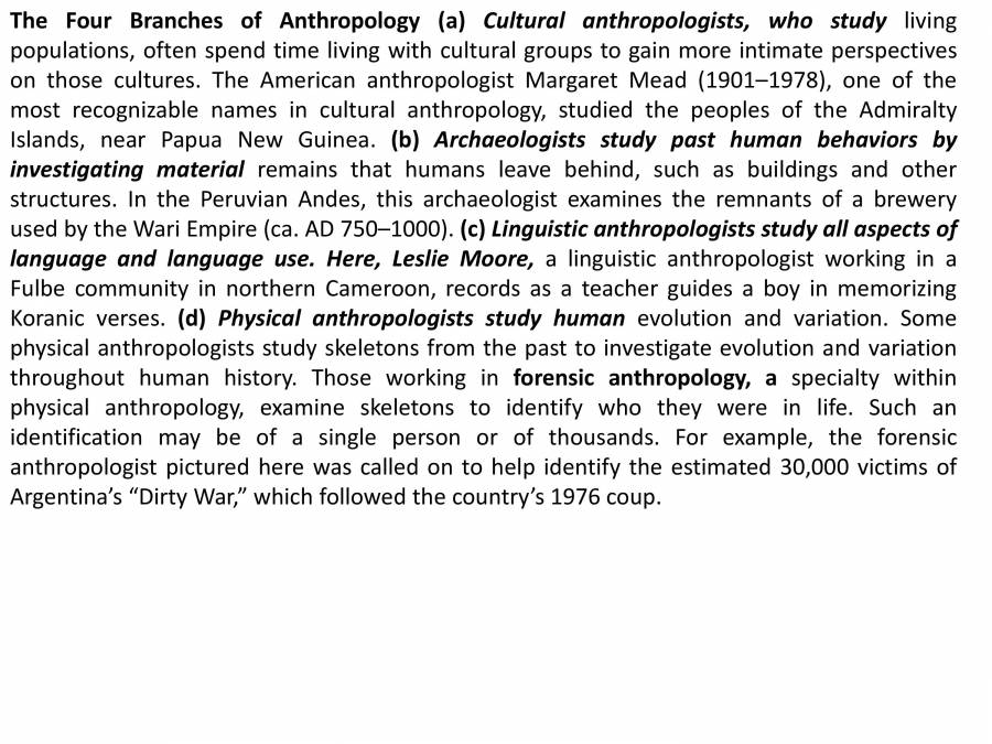 Presentation On Introduction To Anthropology - PowerPoint Slides ...