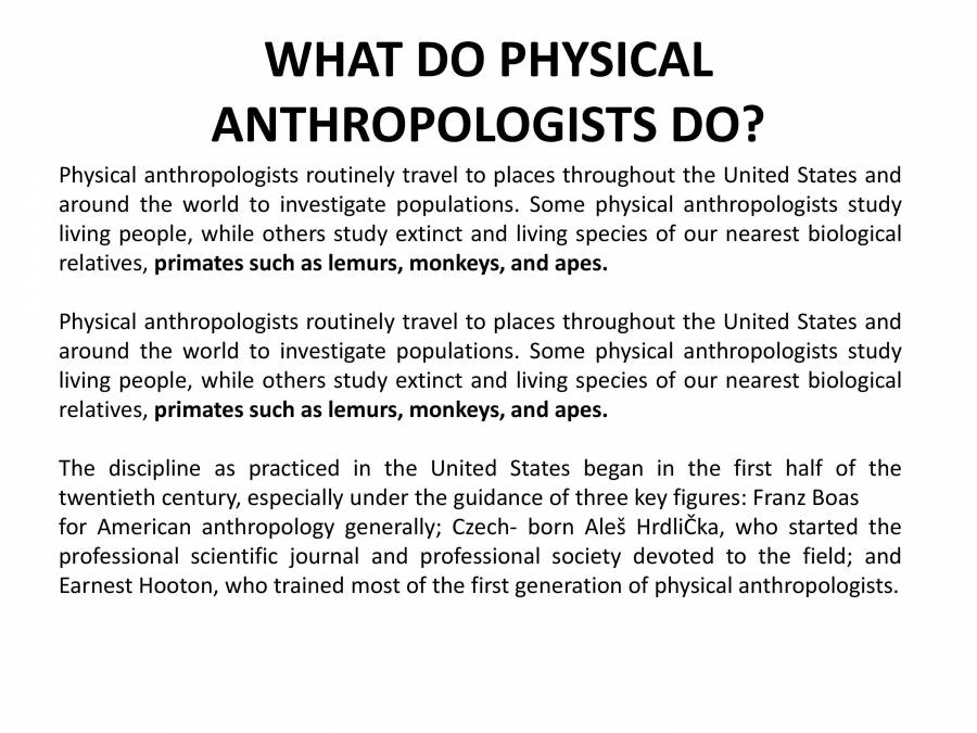 Presentation On Introduction To Anthropology - PowerPoint Slides ...