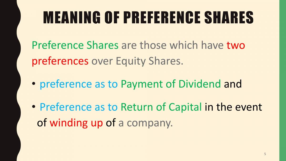 Presentation On Shares - PowerPoint Slides - LearnPick India