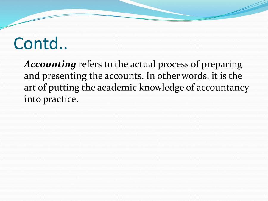 Presentation On Fundamentals Of Accounting - PowerPoint Slides ...