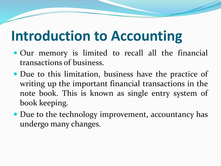 Presentation On Fundamentals Of Accounting - PowerPoint Slides - LearnPick India