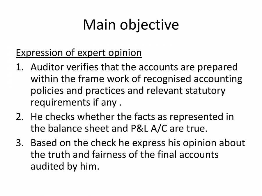 Presentation On Principles Of Auditing - PowerPoint Slides - LearnPick ...