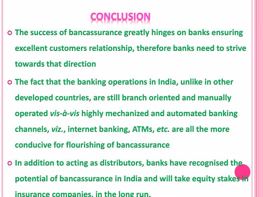 Presentation On Bank Assurance - PowerPoint Slides - LearnPick India