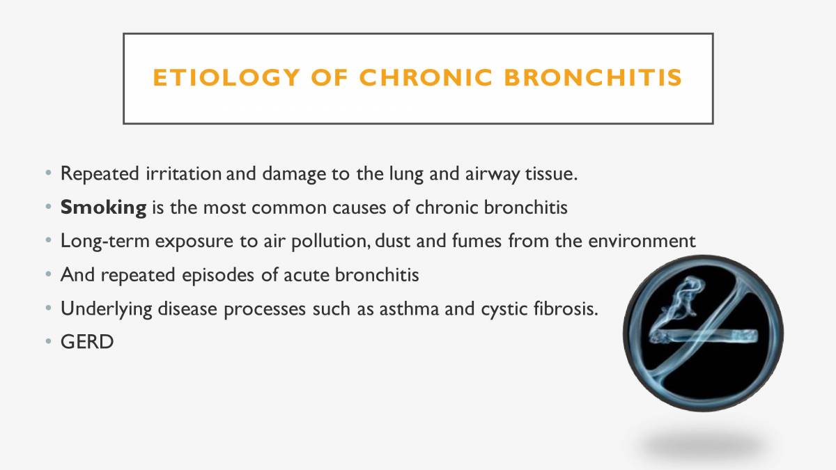 Presentation On Bronchitis - PowerPoint Slides - LearnPick India