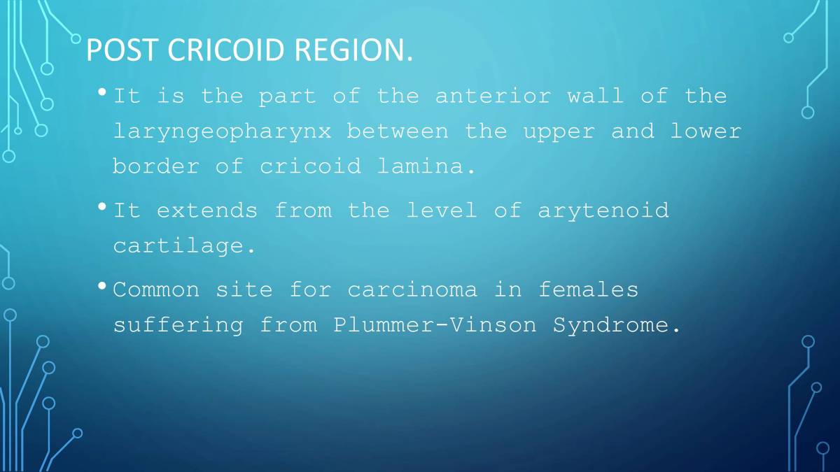 Presentation On Anatomy Of Hypopharynx - PowerPoint Slides - LearnPick ...