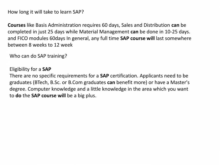 Presentation On SAP - PowerPoint Slides - LearnPick India