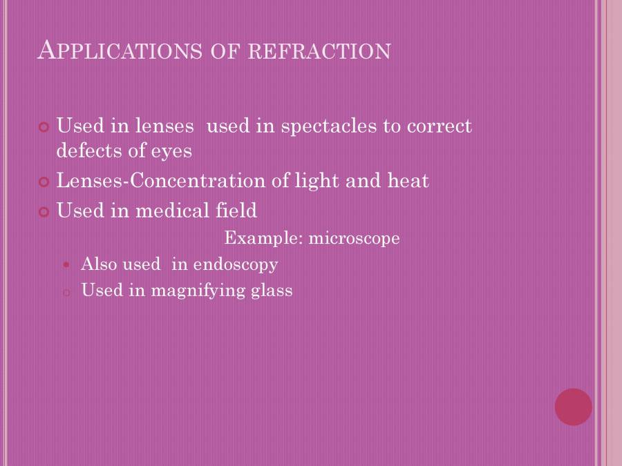 Refraction Of Light - PowerPoint Slides - LearnPick India