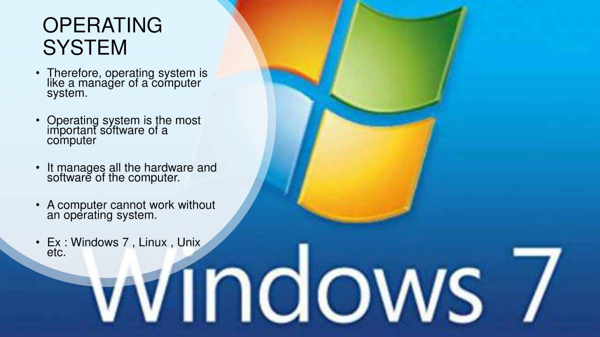 Presentation On What Is An Operating System? - PowerPoint Slides ...