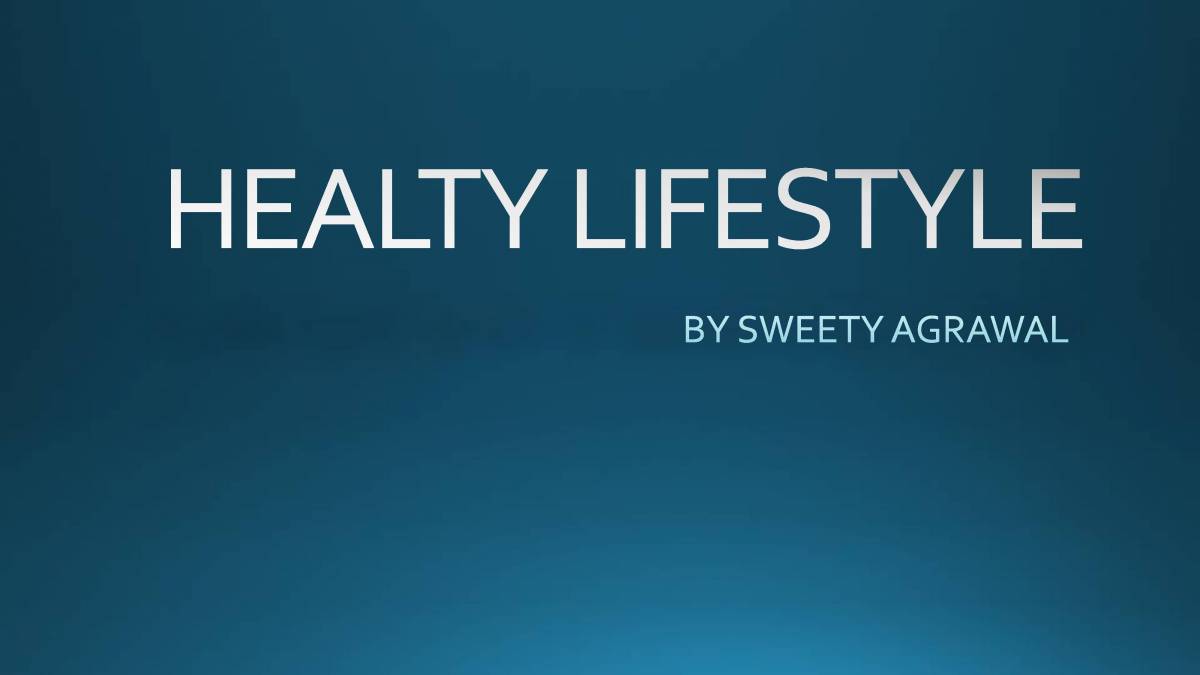 Presentation On Lifestyle - PowerPoint Slides - LearnPick India