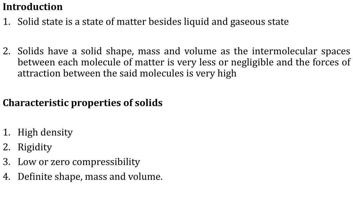 Presentation On Solid State - PowerPoint Slides - LearnPick India