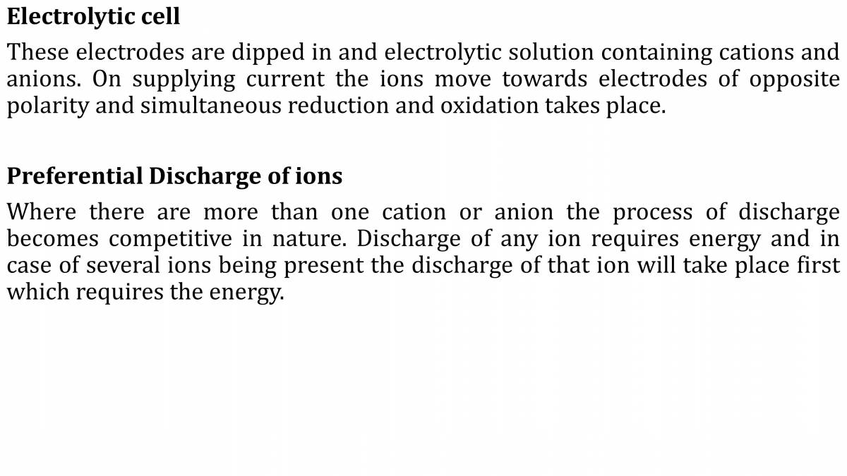 Presentation On Electrochemistry - PowerPoint Slides - LearnPick India