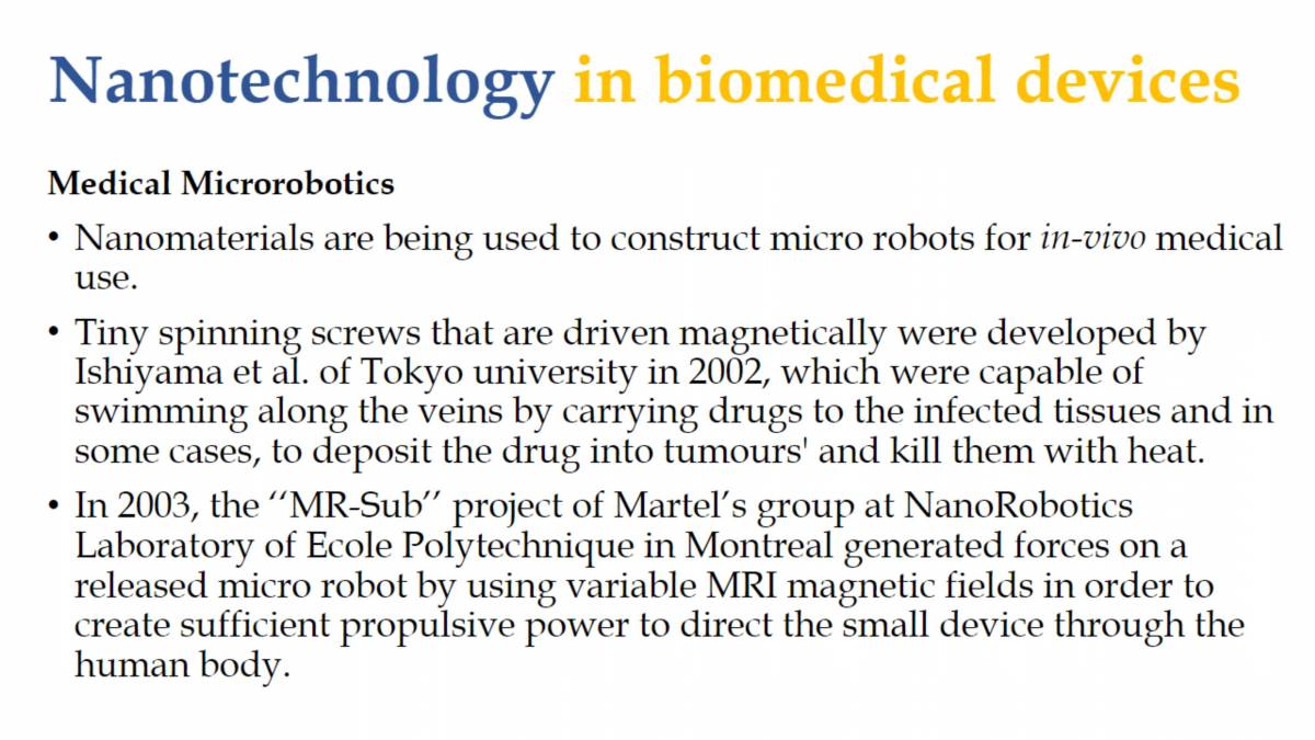 Presentation On Scope Of Nanobiotechnology - Part 1 - PowerPoint Slides ...