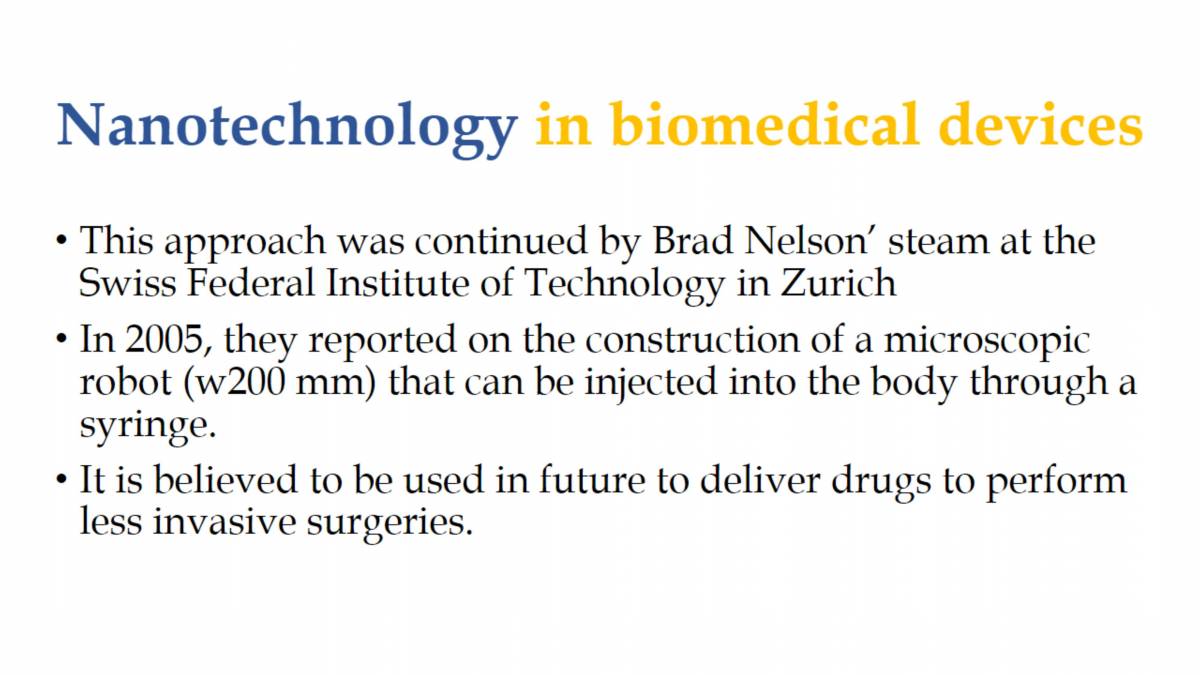 Presentation On Scope Of Nanobiotechnology - Part 1 - PowerPoint Slides ...