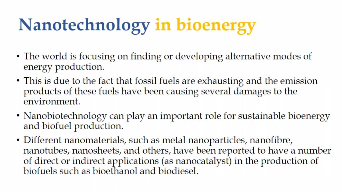 Presentation On Scope Of Nanobiotechnology - Part 2 - PowerPoint Slides ...