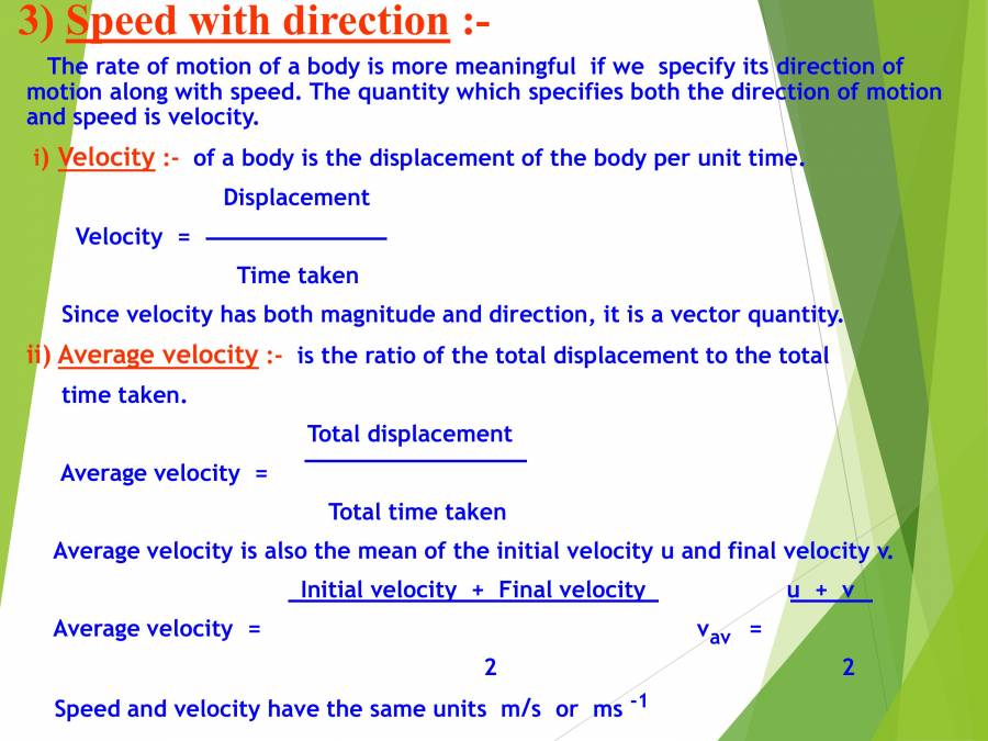 Presentation On Equation Of Motion - PowerPoint Slides - LearnPick India
