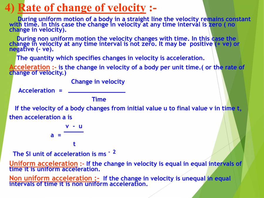 Presentation On Equation Of Motion - PowerPoint Slides - LearnPick India