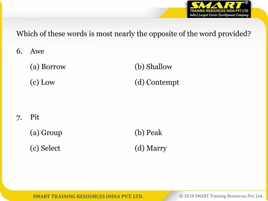 Presentation On Antonyms - PowerPoint Slides - LearnPick India